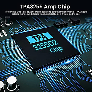 AIYIMA A3001 Mini Stereo Amp 200W Subwoofer Amplifier Class D Mono Amp with Full-Frequency & Sub Bass Home Audio Speaker amp