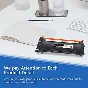 TN660 TN-660 High Yield Black Toner Cartridge 3-Pack Replacement for Brother TN 660 TN630 TN-630 HL-L2340DW HL-L2360DW HL-L2380DW HL-L2300DW HL-L2320DW MFC-L2685DW MFC-L2700DW MFC-L2740DW Printer