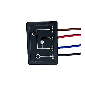 Touch Lamp Control Module, 3 Way Touch Sensor Dimmer, AC 1A/3A Touch Lamp Repair Kit Control Module, for Dimmable LED Incandescent Bulbs (3A)