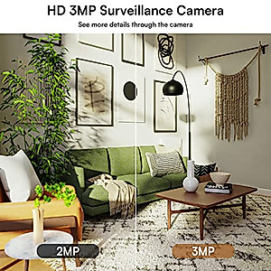 XVIM 3MP Wireless Light Bulb Security Camera, 2.4GHz WiFi Pan/Tilt Bulb Camera, 360° PTZ Indoor/Outdoor Camera, Night Vision & 2 Way Audio