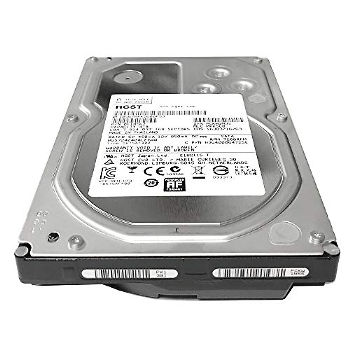 HGST Ultrastar 7K4000 (0F18567) 7200RPM SATA 6.0Gb/s 4TB 64MB Cache 3.5inch Internal Hard Drive - 3 Year Warranty (Renewed)
