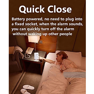 Upgraded Version Bed Sensor Alarm and Fall Prevention for Elderly/Dementia and More,Caregiver Pager Motion Sensor Alarm with 5 Volume Level,Bed Alarm for Elderly Adults Wireless