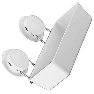 Cabilock Suction Cup Rack Clothes Rack Wall Mount Storage Wall Shelves Toilet Stand Suction Shower Organizer Wall Shower Basket Wall Mounted Shower Decorative Storage Stands Sink Abs