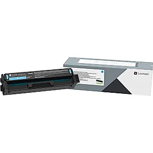 Lexmark, LEXC3210C0, Cyan Return Program Print Cartridge, 1 Each, smaill