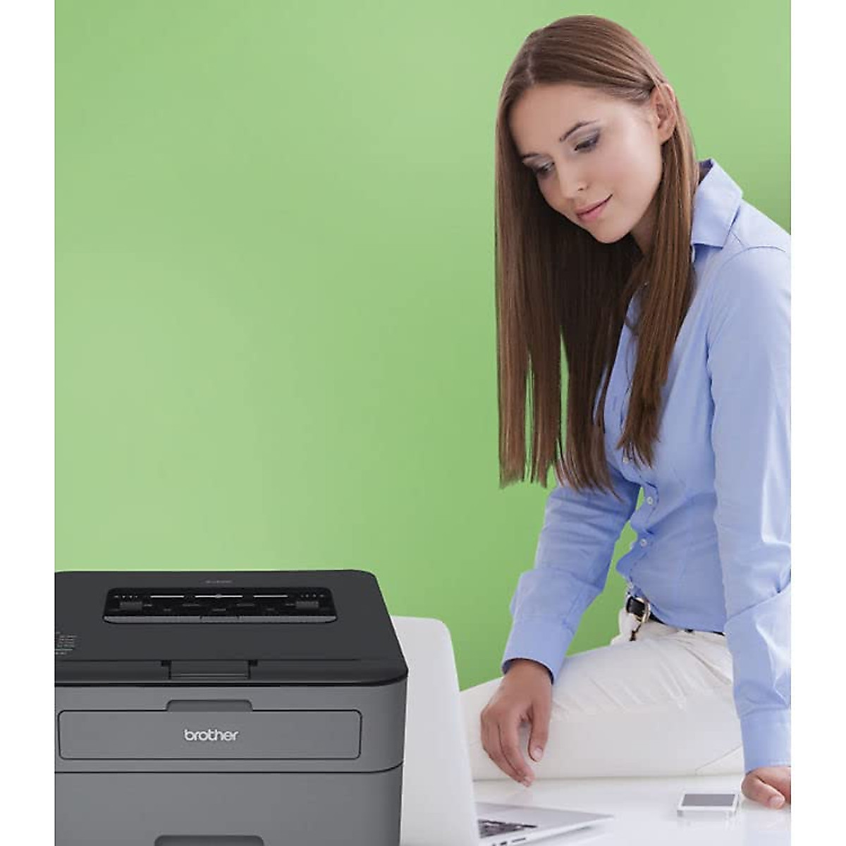 Brother HL-L2300D Monochrome Laser Printer with Duplex Printing