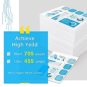 Palmtree Remanufactured Ink Cartridge Replacement for 67XL 67 XL for Deskjet 2755e 2755 2752 2752e Envy 6455e 6055e 6055 6052 6075 Deskjet Plus 4152 4155 4155e Printer (1 Black, 1 Tri-Color)