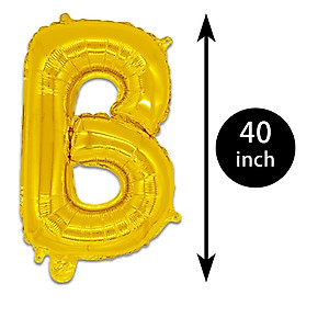 Bride Balloons Kit - 40 INCH Gold Bride Balloon + Champagne Bottle Balloon + Ring Balloon + Wine Balloon, Bridal Shower Balloons, Bachelorette Party Balloons, Bride To Be Balloons