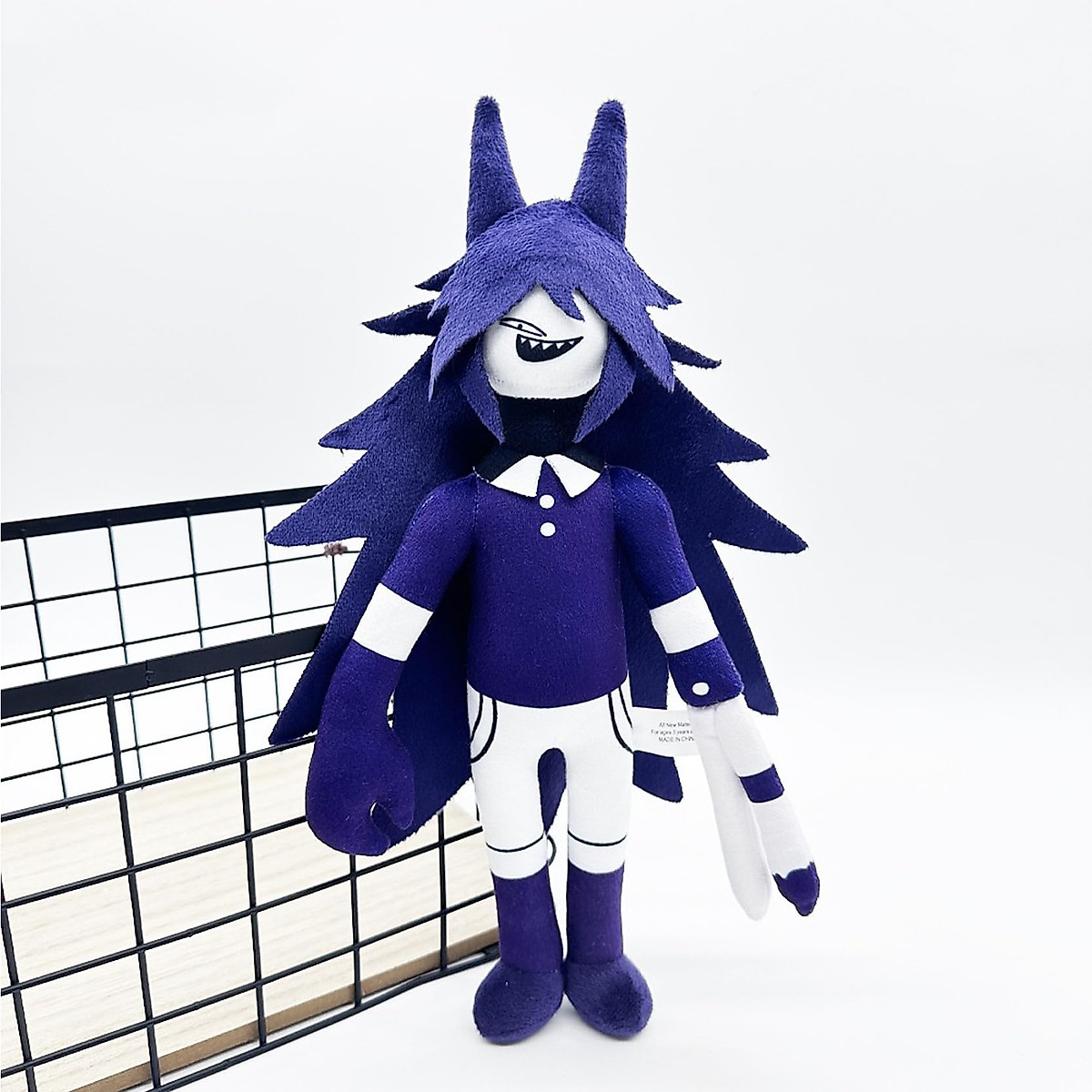 Sunbursa Fundamental Paper Education Miss Circle Plush, 13 Inch Fundamental Paper Education Miss Circle Plush Soft Stuffed Animal Pillow Doll Gift for Fans Kids (Blue)