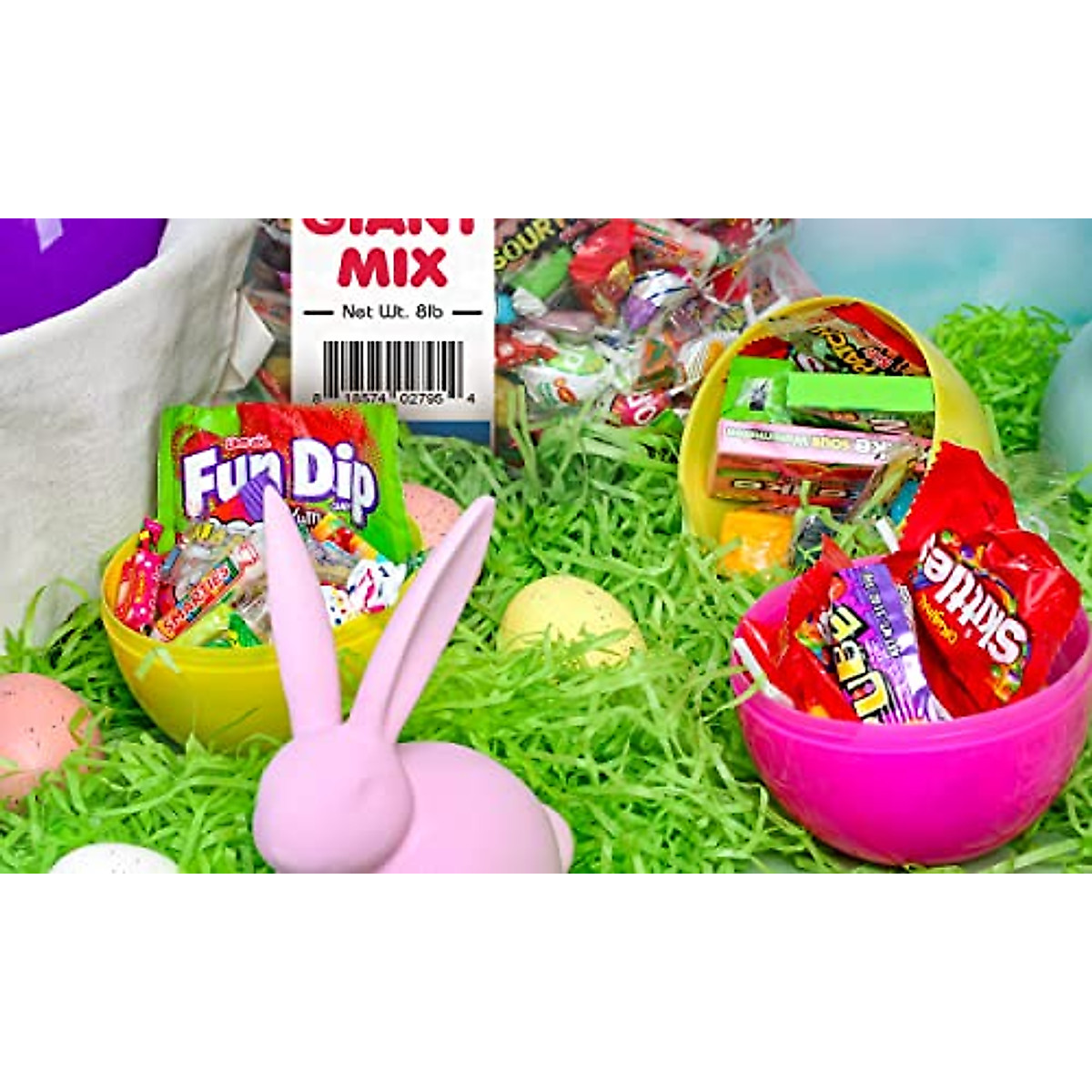 Assorted Candy - Easter Egg Filler Candies - 5 LB - Pinata Candy - Individually Wrapped Bulk Candy Variety Bag - For Office, Birthdays, Parade and More