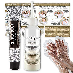 Smart Beauty Ash Blonde Hair Dye Permanent with Plex Anti-Breakage Technology that Protects Rebuilds Restores Hair Structure, Permanent Hair Colour, Ash Blonde Hair Dye, Vegan, Cruelty Free