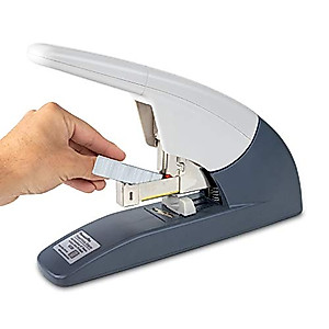 PraxxisPro PowerForce 175 Heavy Duty Flat Clinch Stapler, 20 to 175 Sheets Using one Size 3/4" Leg-Length Staple. for Home and Business. Includes 400 Staples and a Staple Remover.