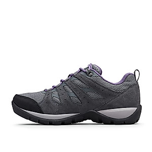 Columbia Women's Redmond V2 Waterproof, Ti Grey Steel/Plum Purple, 10
