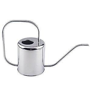 Fasmov Watering Can Stainless Steel 50oz/1.5L Watering Pot Indoor Outdoor for House Plants Long Spout Water Can for Succulent Bonsai Garden Flower