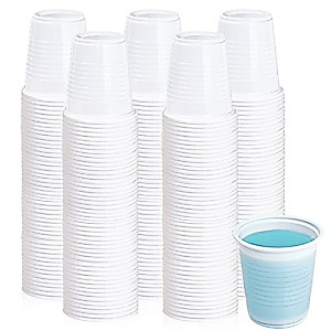 Lilymicky 500 Pack 3 oz Disposable Plastic Cups, Bathroom Cups, 3 Ounce Plastic Mouthwash Cups, Small Jello Shot Cups for Tasting, Drinking and Party