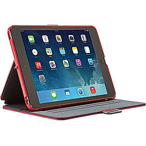 Speck Products StyleFolio Case for iPad Mini/2/3 - Dark Poppy Red/Slate Grey (Does not fit iPad mini 4)