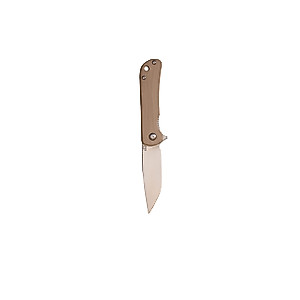 GFL Versatile Pocket Knife for EDC, Folding Flip Knife with 2.8” VG10 Blade and G10 Tactical Handle, Cool Pocket Knife for Everyday Carry, Protection, and Outdoor Application (Desert)