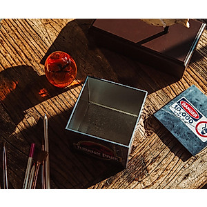 Jurassic Park Tin Storage Box Cube Organizer With Lid | 4 Inches