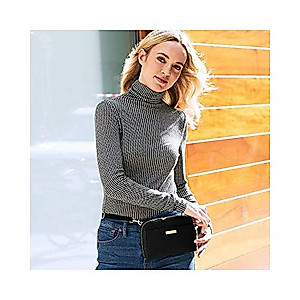 Skip Hop Adjustable Greenwich Easy-Access Convertible Hip Pack, Vegan Leather, Black, One Size(Pack of 1)