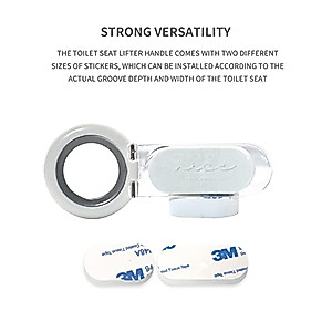 4 PCS Toilet Seat Lifter Handle, Toilet Lid Lifter for Bathroom Hotel Home Avoid Touching Toilet Cover Multi Function Cover Lifter for Toilet
