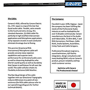 WORLDS BEST CABLES 2 Units - 2 Foot - Canare L-4E6S, Star Quad Balanced Male to Female Microphone Cables with Amphenol AX3M & AX3F Silver XLR Connectors - Custom Made