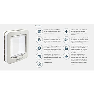 SureFlap-Sure Petcare Microchip Pet Door (White)