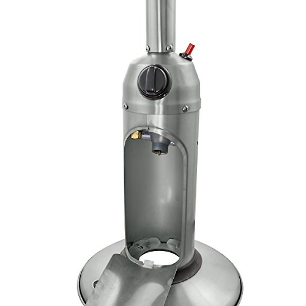 Hiland HLDS032-B Portable Table Top Patio Heater, 11,000 BTU, Use 1lb or 20Lb Propane Tank, Stainless Finish