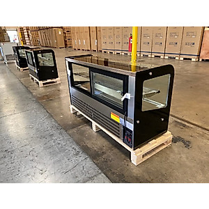 Bakery Display Cooler Case Counter top Desktop vertical Commercial refrigerator Pastry Deli 60" Glass NSF ETL UL-ST550A