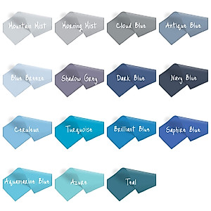 InsideMyNest Shades of Blue Coloured Tissue Paper Sheets 30x20 Premium Quality (20 Sheets) (Antique Blue)
