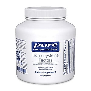 Pure Encapsulations Homocysteine Factors | Supplement to Support Normal Homocysteine Levels and Cardiovascular Health* | 180 Capsules
