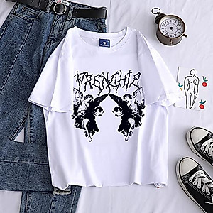 Fairy Grunge Shirt Fairy Grunge Clothes Fairycore Clothing Fairycore Grunge Clothes Grunge Fairy Aesthetic (Brown,L,Large)