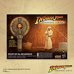 Indiana Jones and The Raiders of The Lost Ark Adventure Series Staff of Ra Headpiece Electronic Roleplay Talisman Costume Cosplay (F8033)