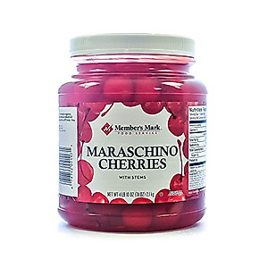 Maraschino Cherries with Stems, 74 Ounce Jar