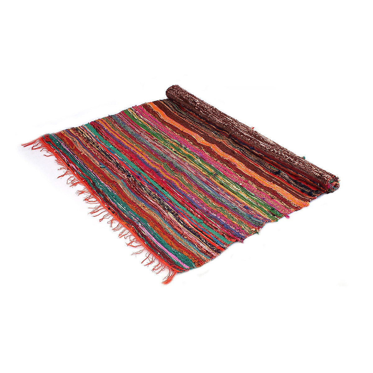 Handmade Braided Chindi Rug, Rag Rug, Area Rug, Carpet Rug, Runner Rug 3x5 Foot, 4x6 Foot, 5x7 Foot, Carpet Rug (4x6 Foot)