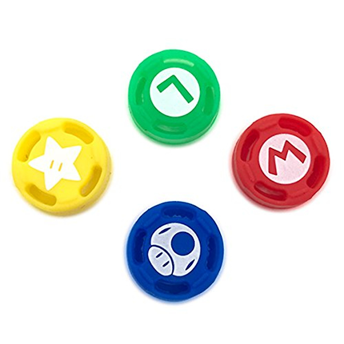 Silicone Non-Slip Cap Case Thumb Grips Cover Analog Thumb Stick Joystick Button Cap Handle Button Caps for Switch Joy-con (A) 1