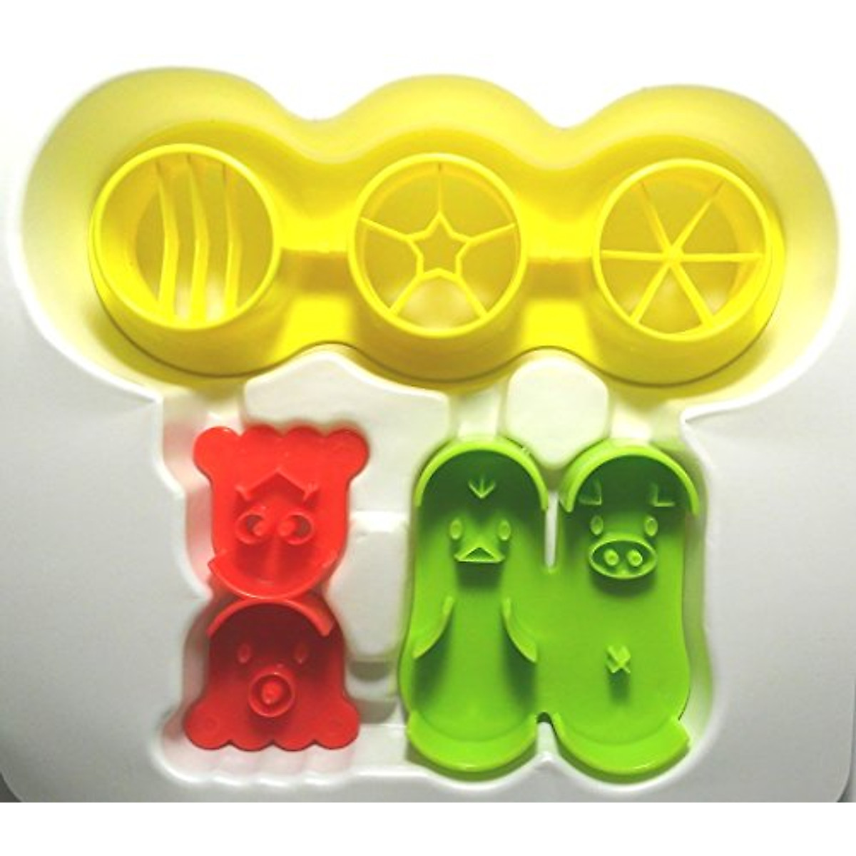 Bento Sausage Mold Set, Japanese Cute Kawaii Design, Octopus, Flower, Crab Pig, Penguin", DECO-BENTO, Japan Import