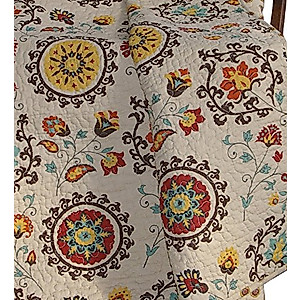 Greenland Home Andorra Throw Blanket, Taupe