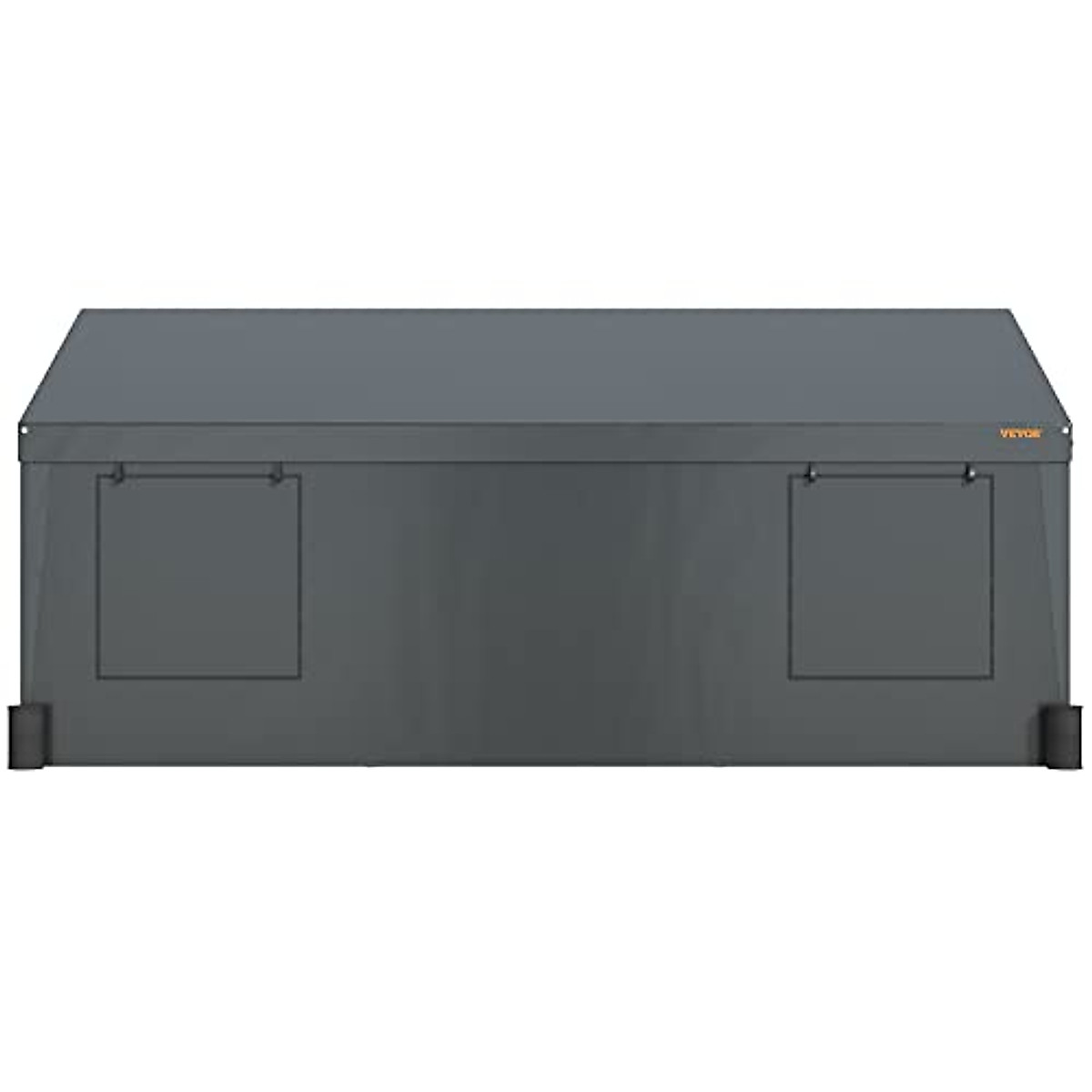 VEVOR Carport 12'x20' Heavy Duty Portable Garage, Upgraded Extra Large Car Canopy with Roll-up Ventilated Windows, Removable Sidewalls, Waterproof UV Resistant All-Season Tarp for Pickup Truck & Boat