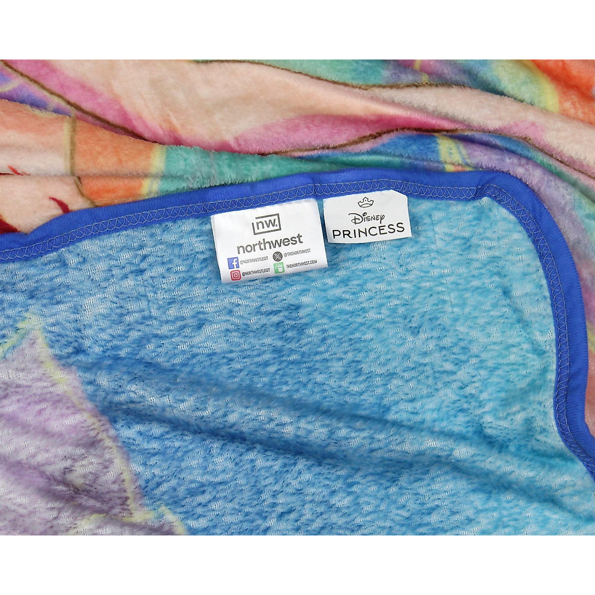 Disney The Little Mermaid Ariel Sunset Dreams Princess Throw Blanket 46" x 60" Soft Fleece Throw Blanket for Bed Couch