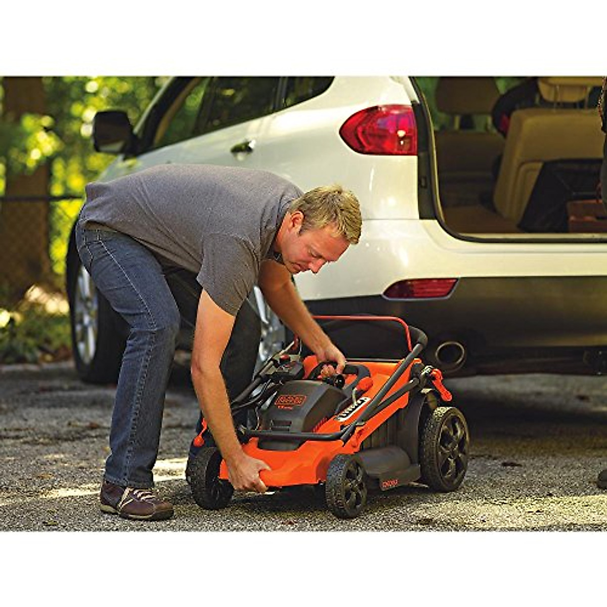 BLACK+DECKER CM2040 40V Lithium 3-in-1 Cordless Mower, 20"