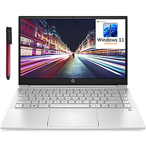 HP 2022 Pavilion 14 Laptop, 14" FHD 400 nits, Intel Quad-Core i7-1195G7 up to 5.0GHz, 32GB DDR4 RAM, 2TB PCIe SSD, WiFi 6, BT, Backlit KB, Fingerprint Reader, Windows 11 Pro, BROAG 64GB Flash Stylus