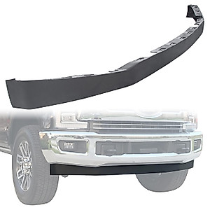 ECOTRIC Front Bumper Lower Air Deflector Valance Panel Compatible with 2017-2019 F250 F350 F450 F550 2WD Ford Super Duty Replacement for HC3Z-17626-AD, HC3Z17626AD, FO1095272, GNT56215066