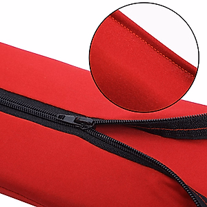 Loghot 2 Set Large Chair Armrests Pillow with Foam Cover Soft Armrest Cushion Pad for Home or Office Chair (Black)