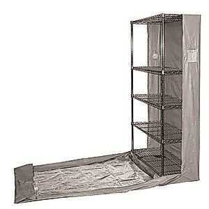 Jokari Storage Shelf Enclosure, Durable Wire Shelving Cover, Best Protection for Shelves, Keeps Out Dust, Dirt, Insects and Moisture, Keeps Your Items Guarded from External Elements