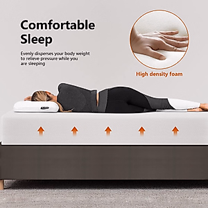 PayLessHere King Mattress 12 Inch Gel Memory Foam Mattress with Breathable & Washable Soft Fabric Zippered Cover,Supportive & Pressure Relief Bed Mattress,CertiPUR-US Certified,White，Fiberglass Free