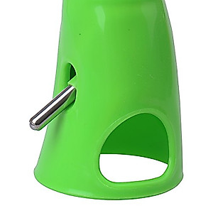 Hypeety Hamster Cage Drinking Water Bottle Parrot Mice Rat Gerbils Water Feeder Bowl (2.8 oz) 1Pcs Random Color (80ML+BASE)