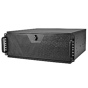 SilverStone Technology RM44 4U Rackmount Server Chassis with Enhanced Liquid Cooling Capability (up to 360mm Radiator), SST-RM44