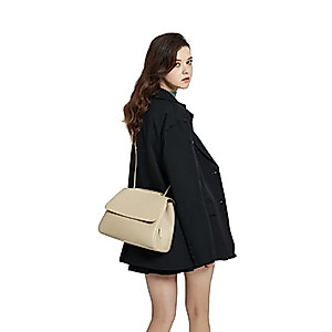 OOHOO Crossbody Purses Handbags for Women Classic Shoulder Bags Top Handle Satchel Casual Bags with Adjustable Shoulder Strap