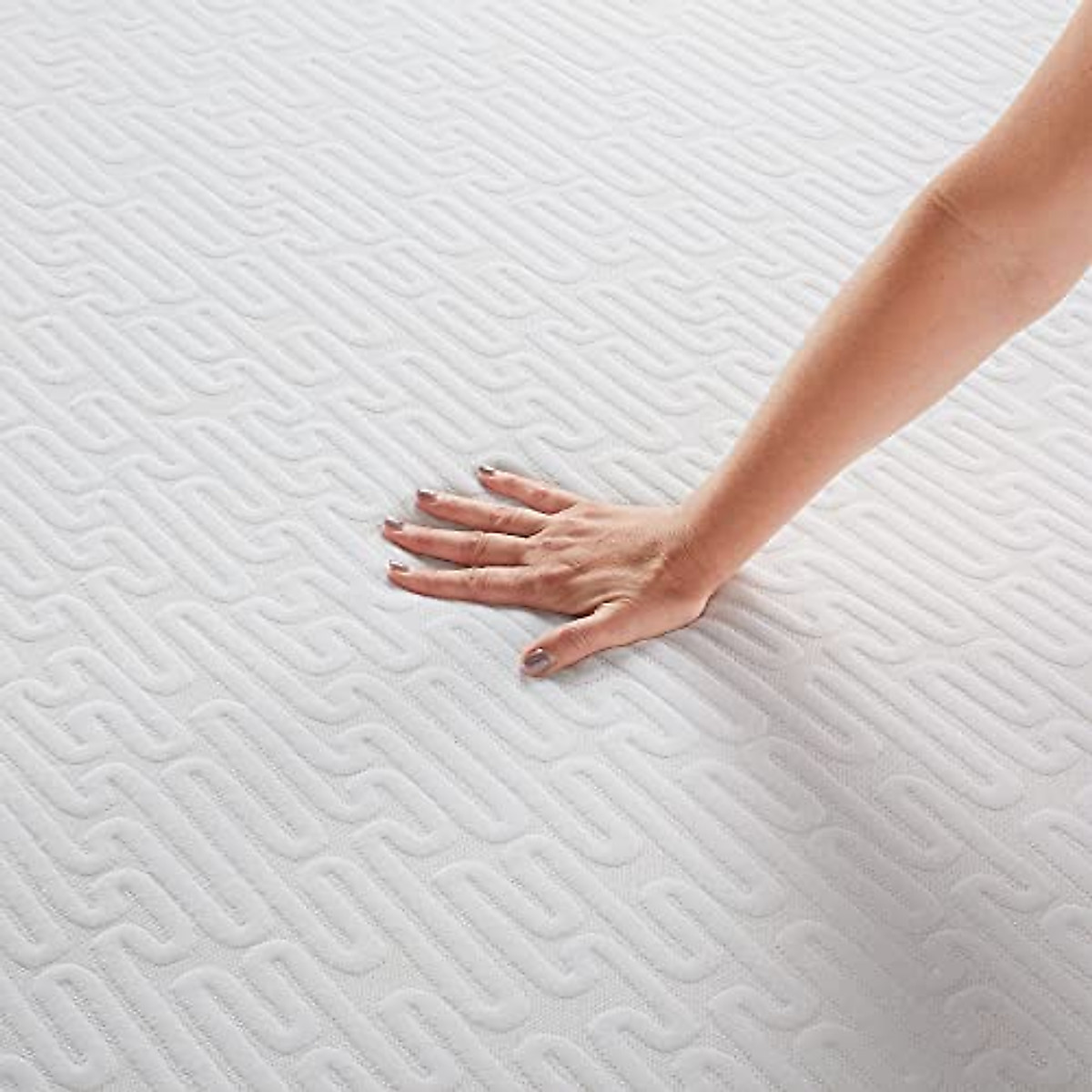 Serta - 7 inch Cooling Gel Memory Foam Mattress, Full Size, Medium-Firm, Supportive, CertiPur-US Certified, 100-Night Trial - For Ewe, White