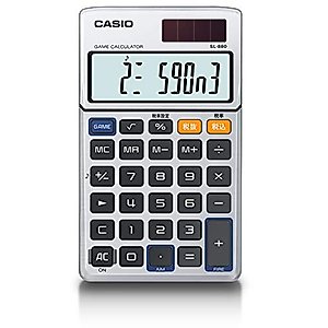 Casio SL-880-N Game Calculator, Notebook Type, 10 Digits