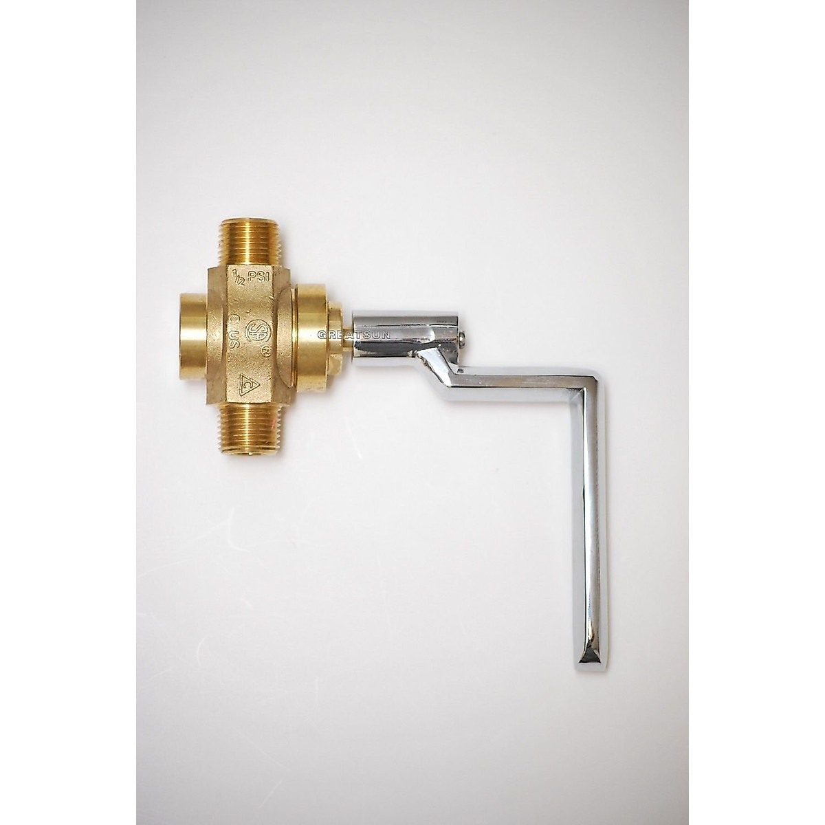 REPLACEMENT NATURAL CONTROL GAS VALVE FOR CHINESE WOK RANGE 1/2" w/ TURN HANDLE#BH4151Y G154GHRED290365